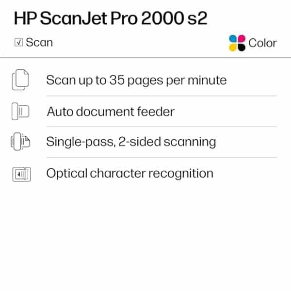Test du scanner HP Scanjet Pro 2026 S2 : performance et efficacité